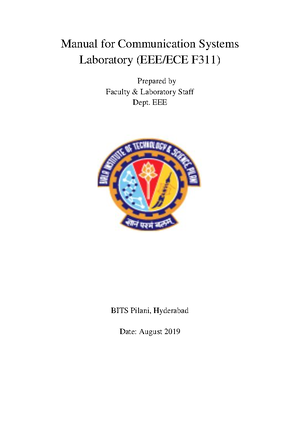 Exp-4 DSB-SC SSB-SC Modulation and Demodulation - Manual for ...