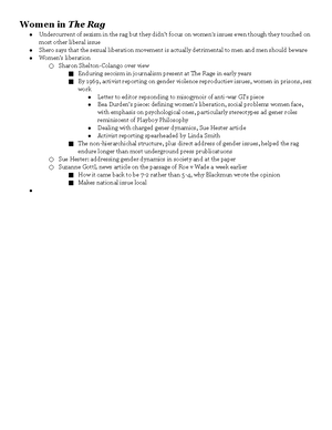 2 2 Lecture The Paper and The Rag - The Paper and The Rag Jurgen ...