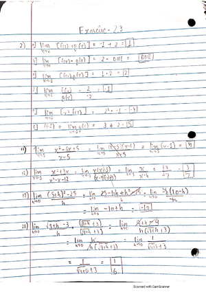 Jpg2pdf - calculus 1 notes - MATH 1041 - Studocu