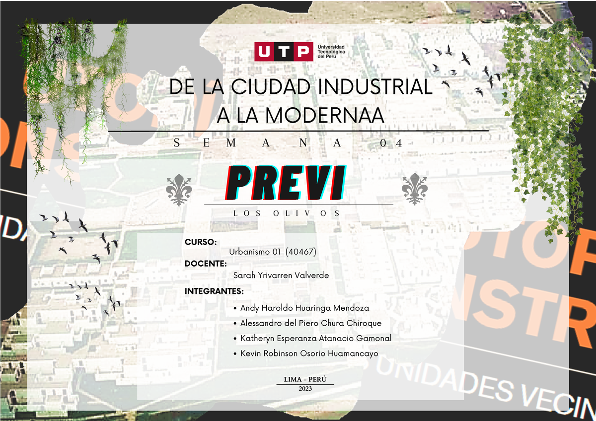 S04- Previ-Grupo Egipcios - LIMA - PERÚ 2023 DE LA CIUDAD INDUSTRIAL A ...