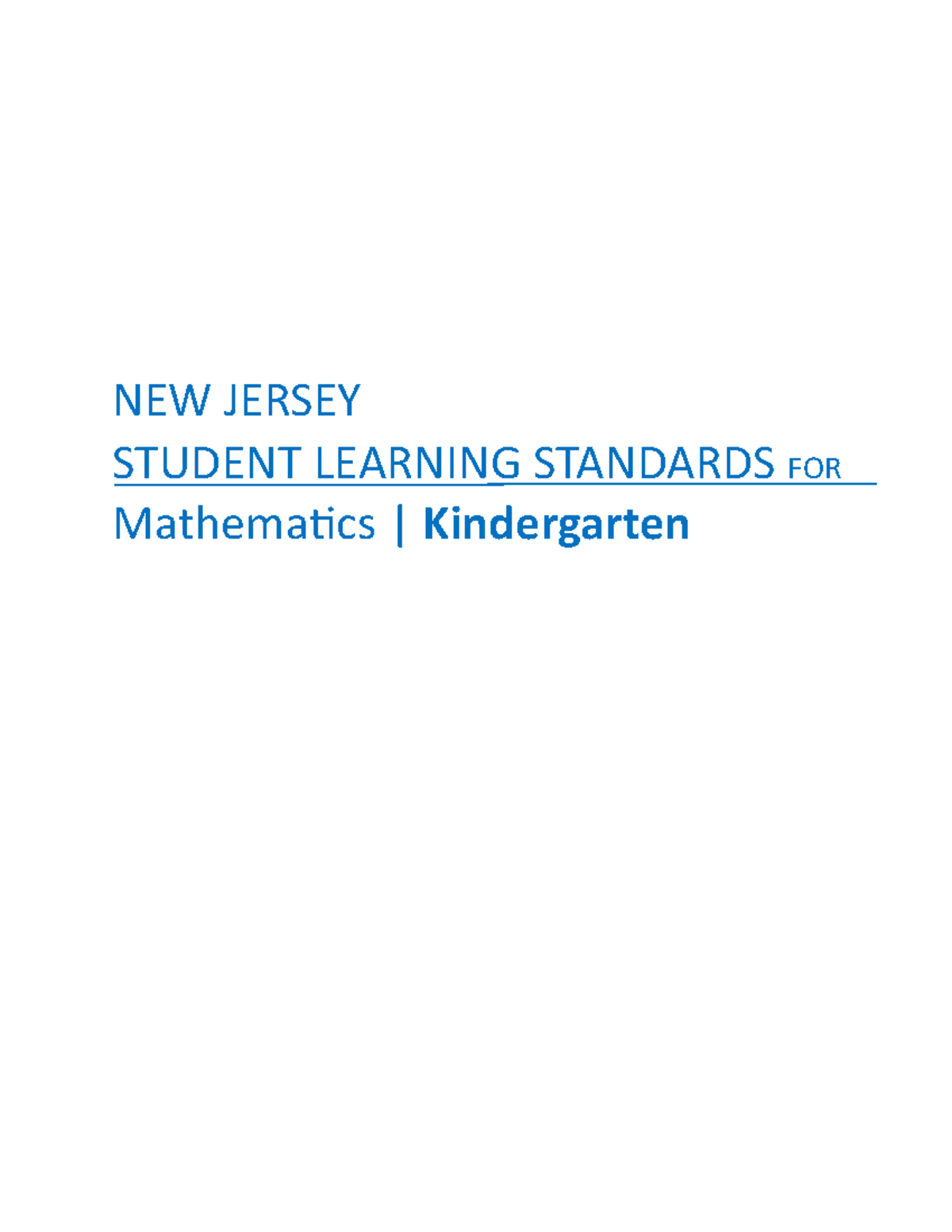Ed Tech Project - Homework - NEW JERSEY STUDENT LEARNING STANDARDS FOR ...