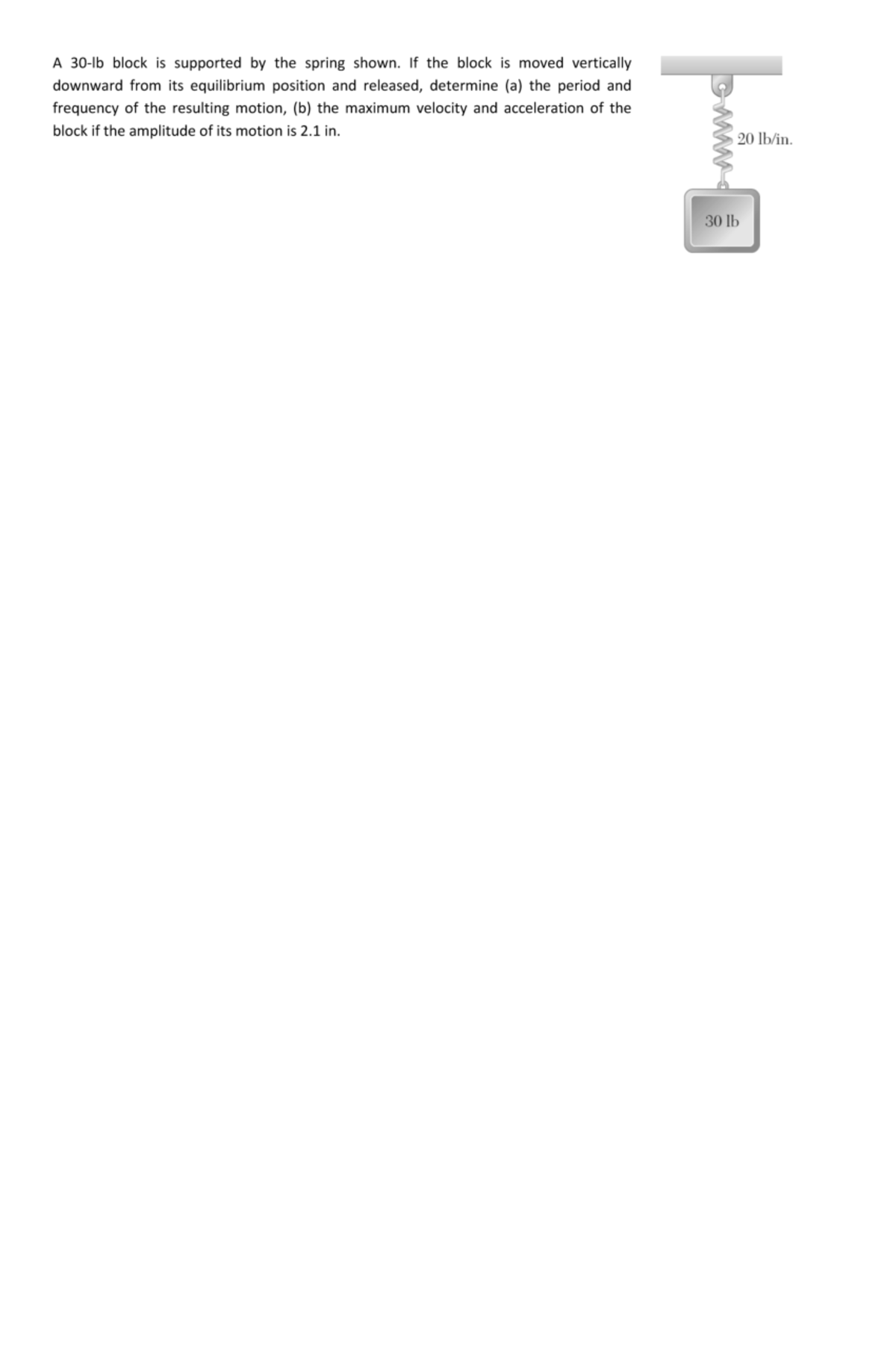 vib engg sample probs midterms and pset - Mechanical Engineering - Studocu