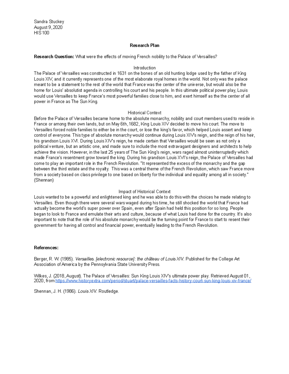 Perspectives in History -6-1 - Sandra Stuckey August 9, 2020 HIS 100 ...
