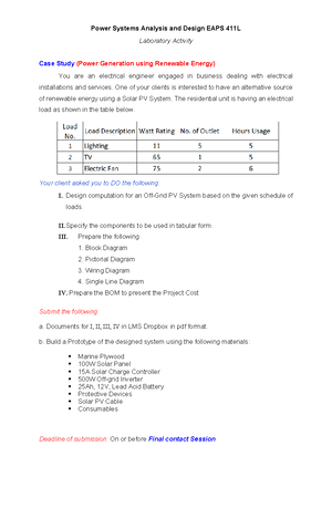 05 Laboratory Exercise 1(11) - IT 05 Laboratory Exercise 1 *Property of ...