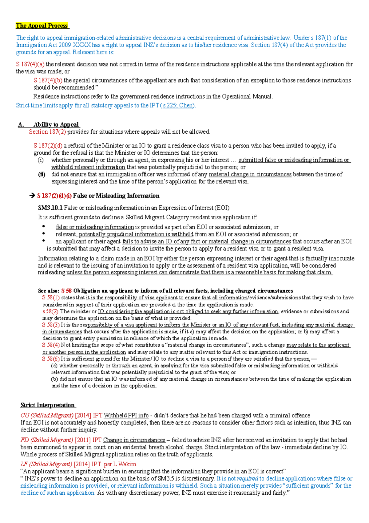 The Appeal Process short - The Appeal Process The right to appeal ...