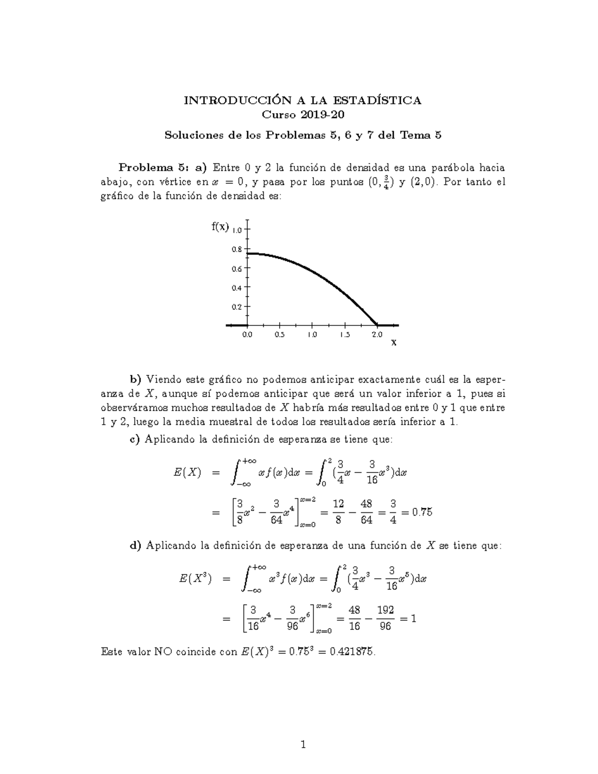 Problemas tema 5Soluciones 5a7 introducción a la estadística - INTRODUCCI”N A LA ESTADÕSTICA ...