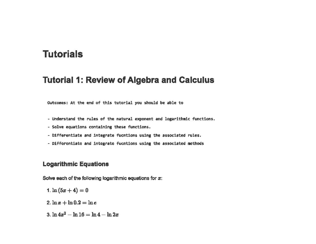 Tutorial exercises - PHY1034A - Studocu