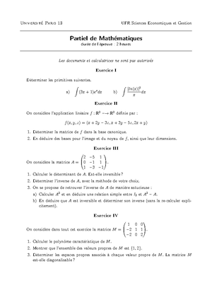 Mathématiques L2 Cours complet - Mathématiques licence 2ème année 4 ...