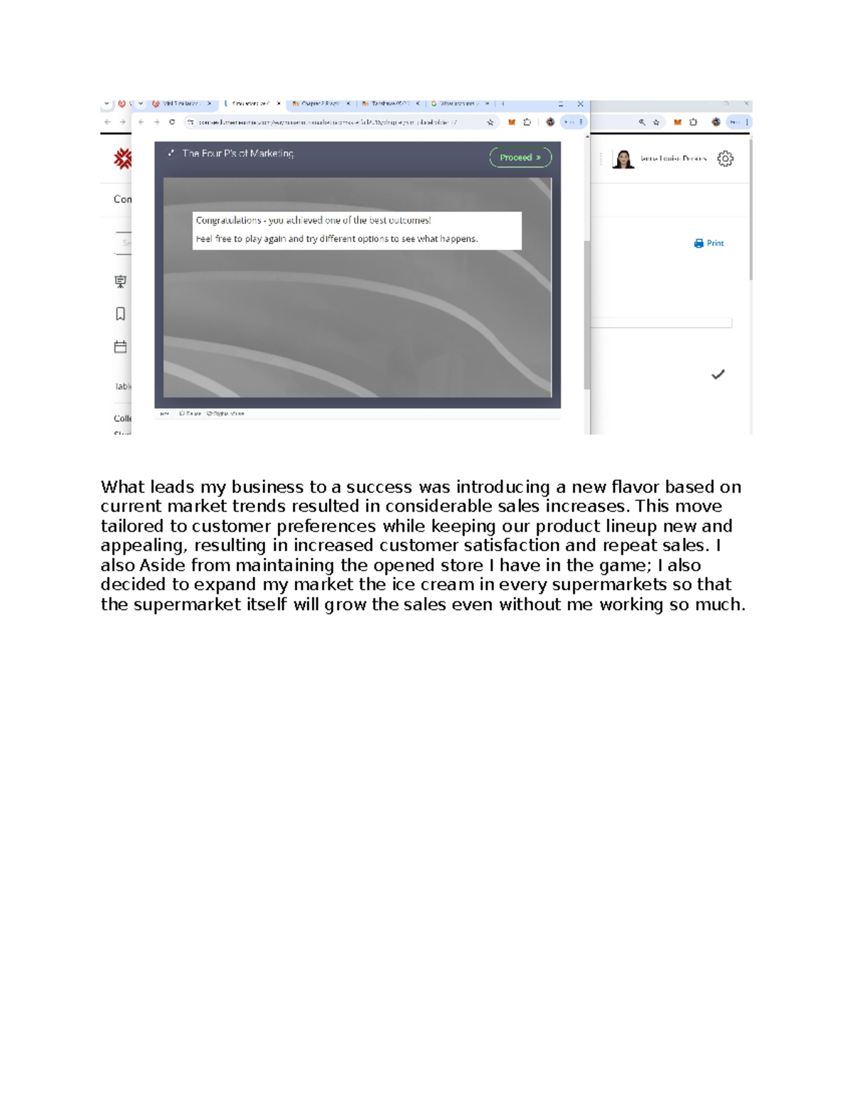 MKTG-1012 Mini Simulation Assignment – Part 1 - What leads my business ...