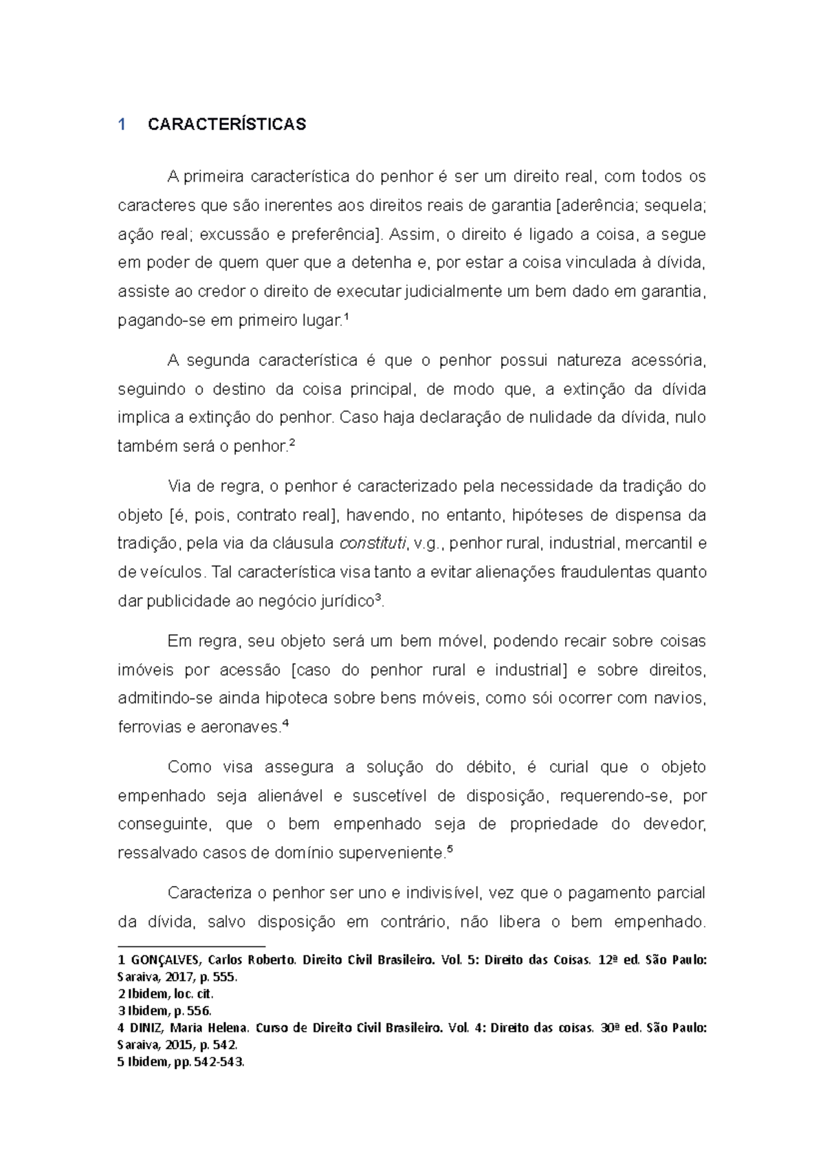 Penhor - Resumo Direito civil - 1 A primeira do penhor ser um direito ...