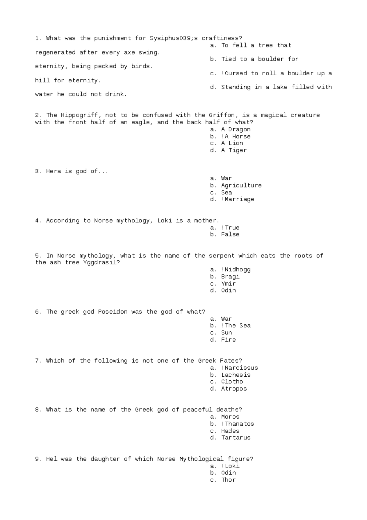 Engineering Response 4 - What was the punishment for Sysiphus039;s ...