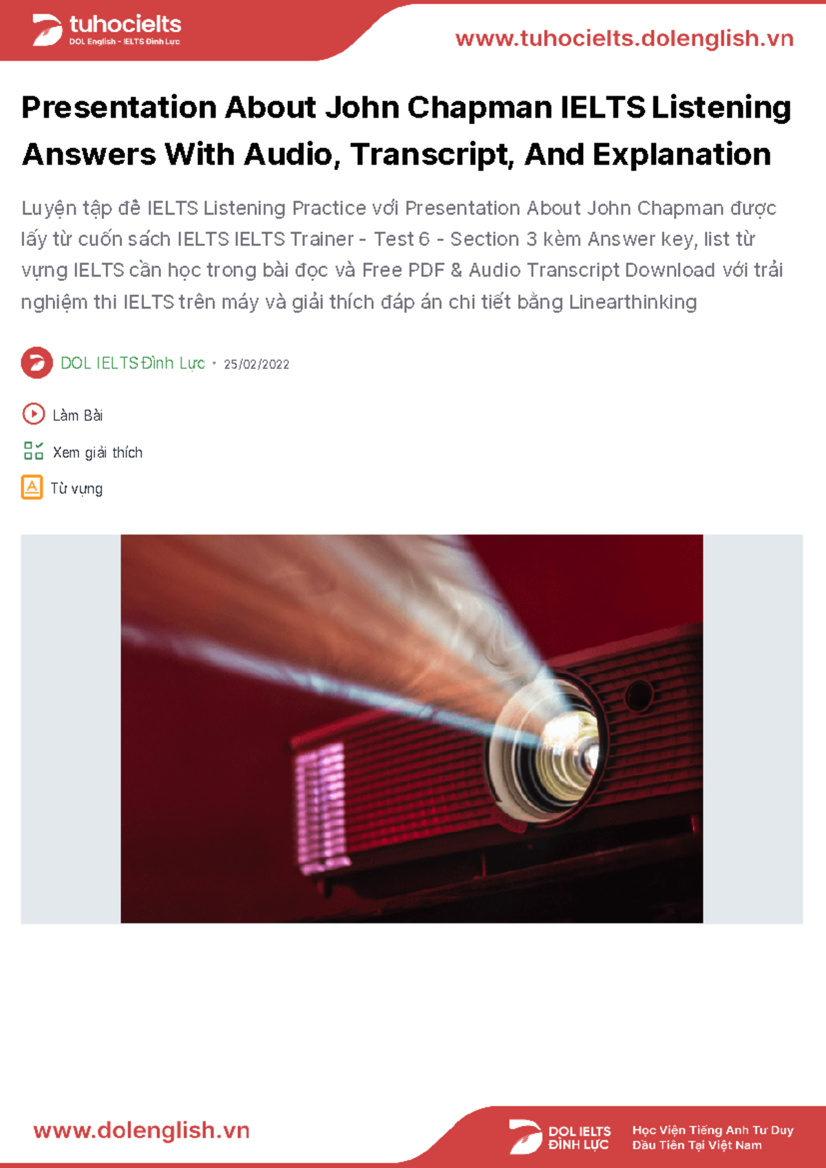 Presentation About John Chapman - - Studocu