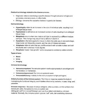 Urinary Diag grid - Week 11 diagnostic grid - Renal and Urologic System ...