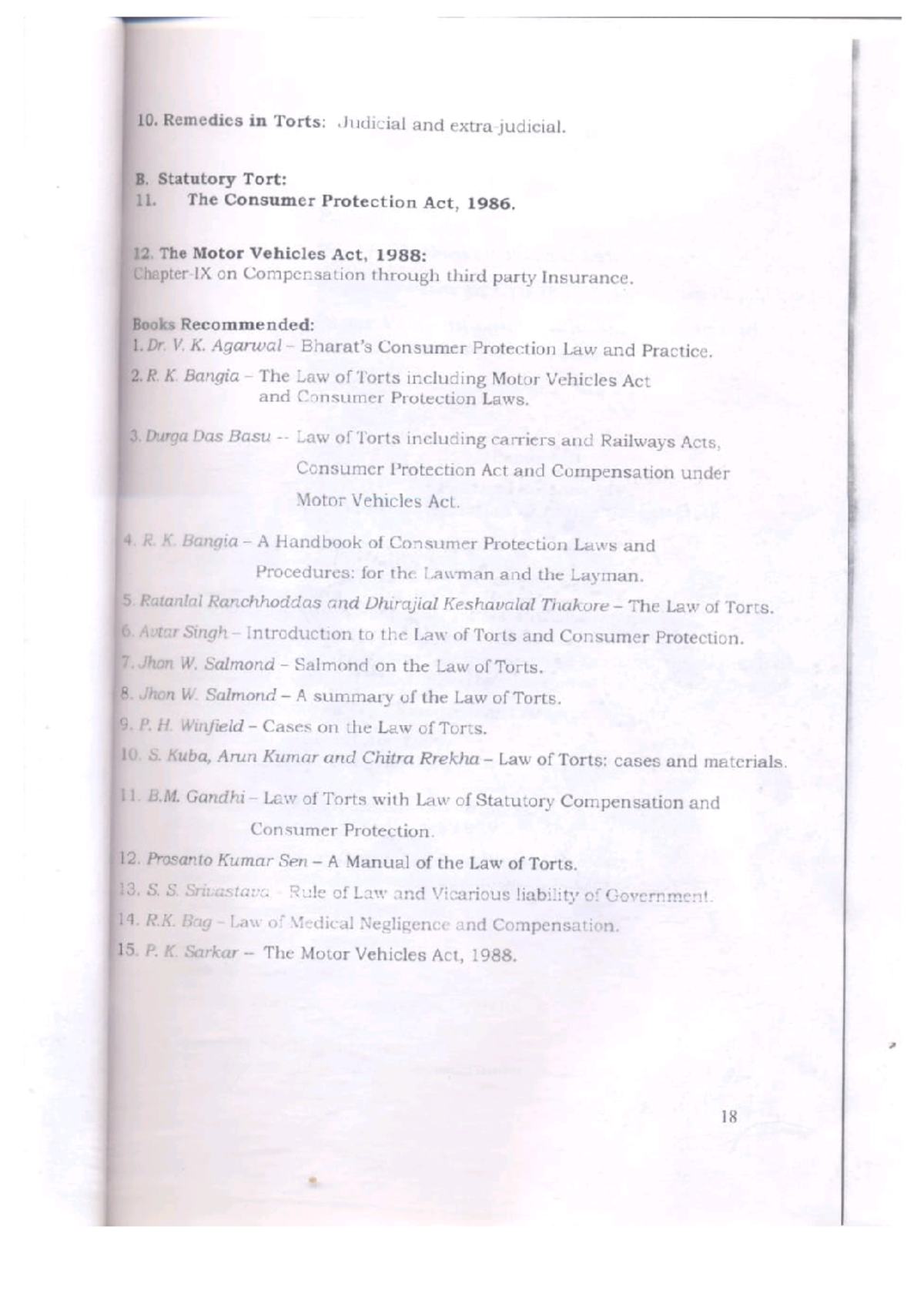 3rd sem syllabus - Ba llb - Studocu