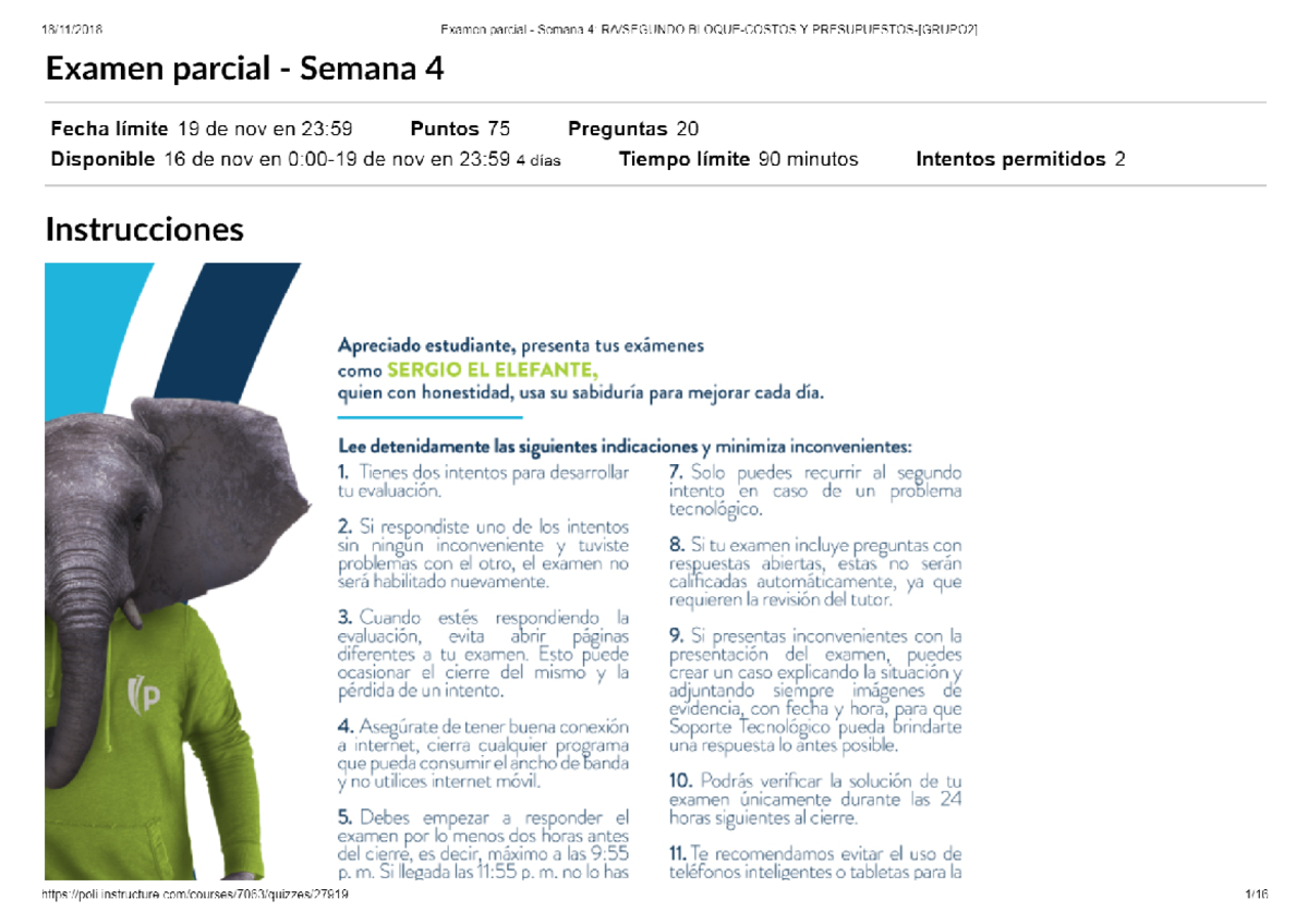 Examen Parcial - Semana 4 Ra segundo Bloque-costos y Presupuestos-[Grupo 2] - Pdfcoffee - Examen ...