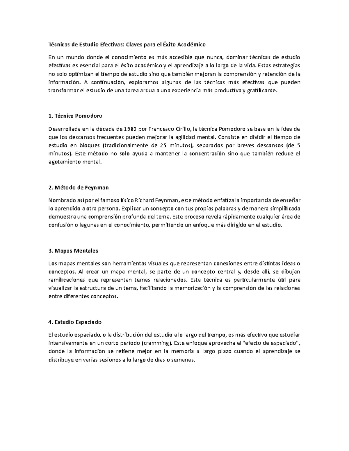 Técnicas de Estudio Efectivas - Técnicas de Estudio Efectivas: Claves ...