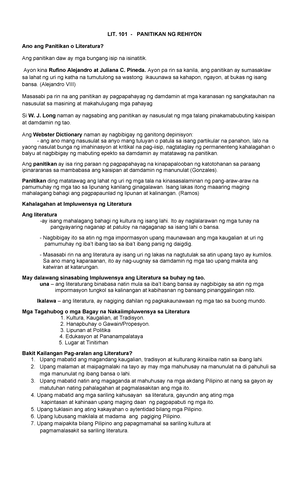 Pamantayan SA Pagsasadula - Gawain. (Isasagawa sa Lunes) Panuto ...