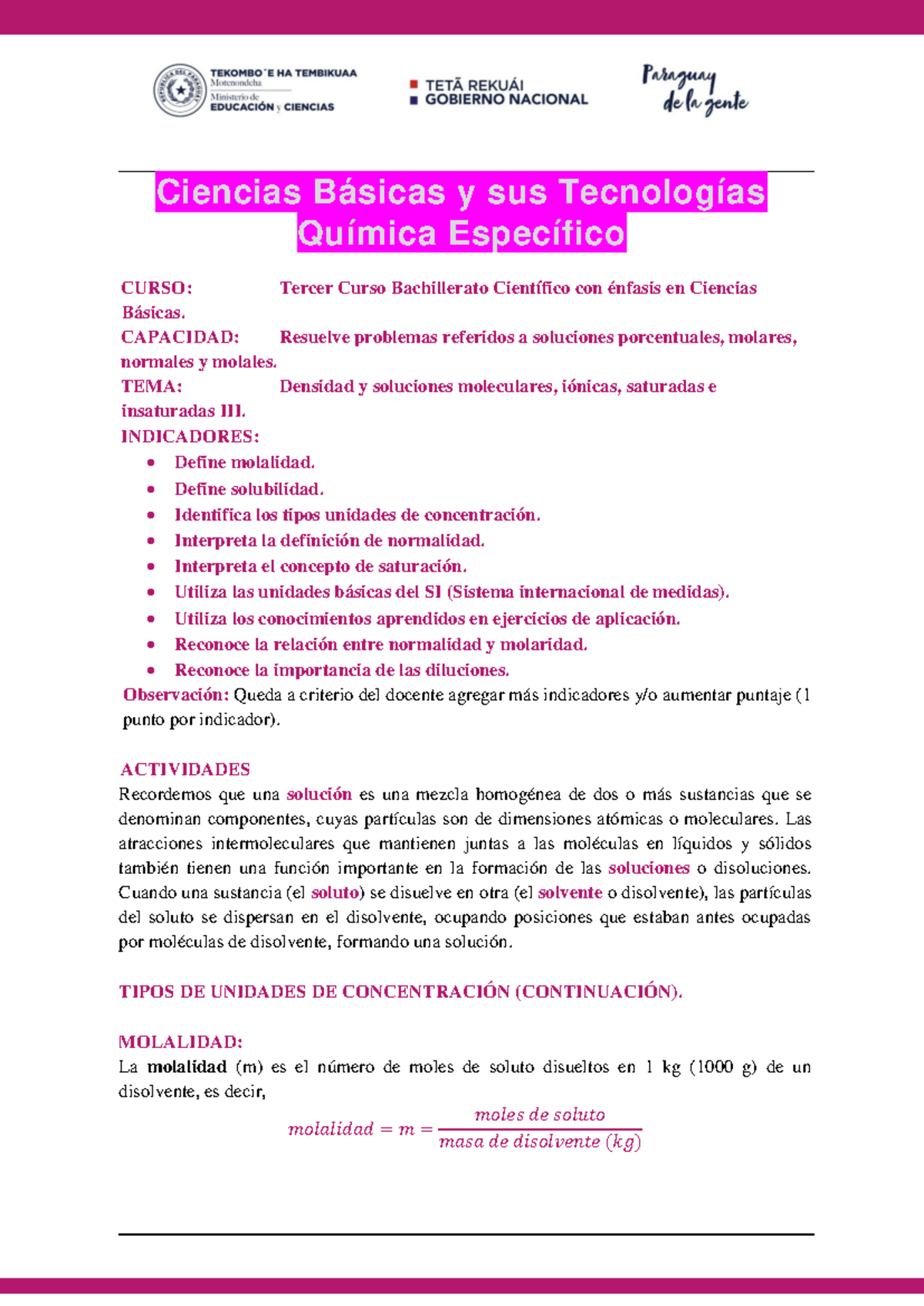 Quimica 3er - Hdhsb - Ciencias Básicas y sus Tecnologías Química ...