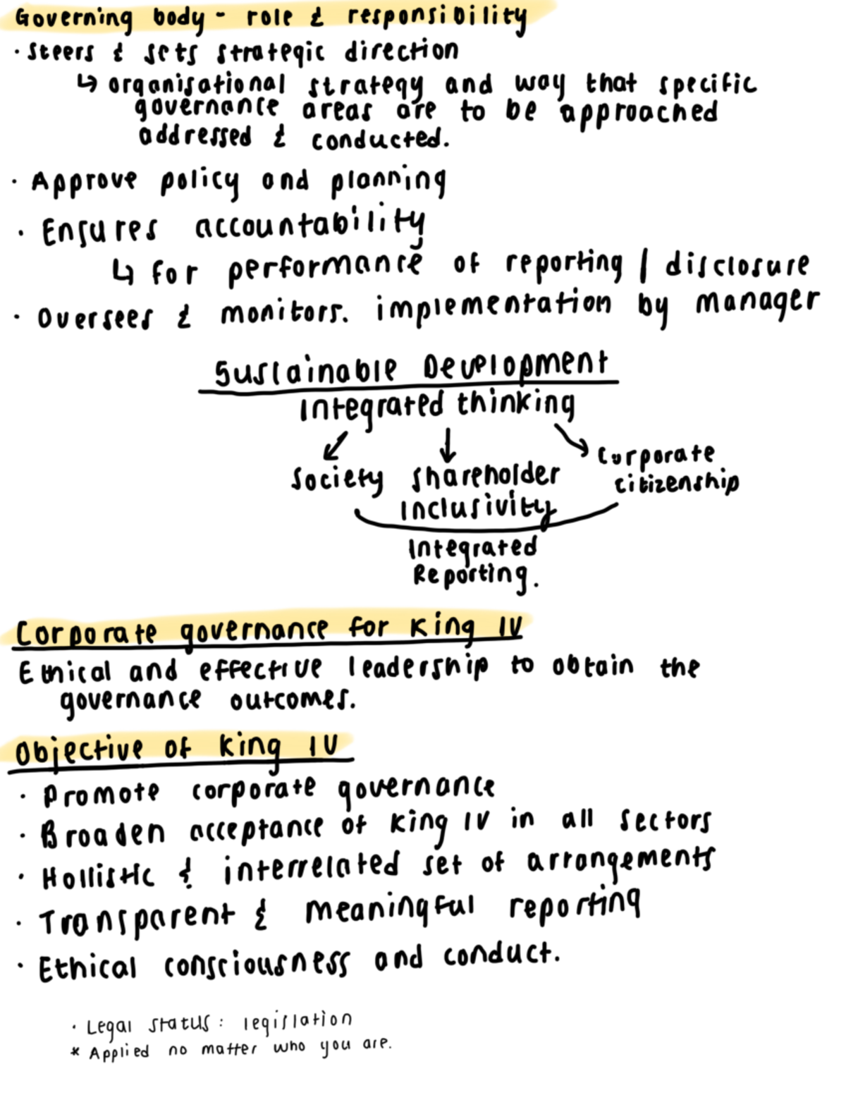 King Code IV - Summary - ODT 200 - Studocu