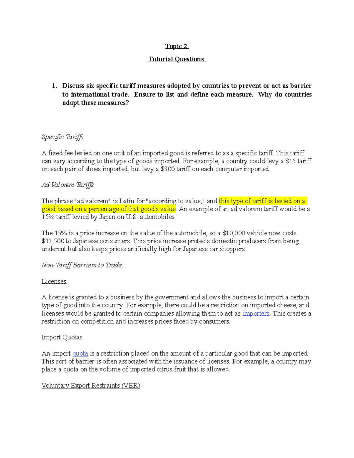 MKT705 Topic 2 Tutorial Solutions - Topic 2 Tutorial Questions Discuss ...