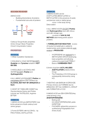 BIO 024-Biochemistry Enzymes - BIO 024 : BIOCHEMISTRY ENZYMES IX ...