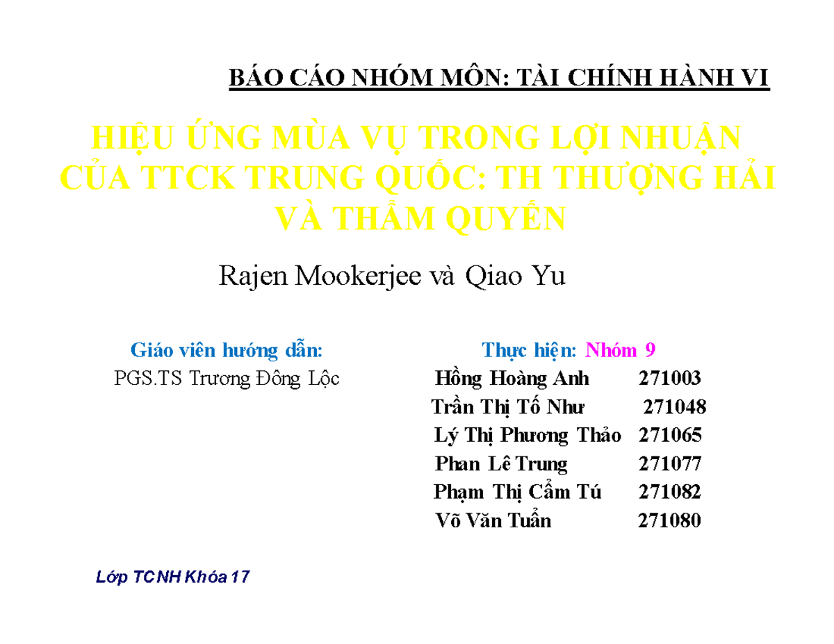 ádddddd cao snhom 9 bai 4 9347 - HIỆU ỨNG MÙA VỤ TRONG LỢI NHUẬN CỦA ...