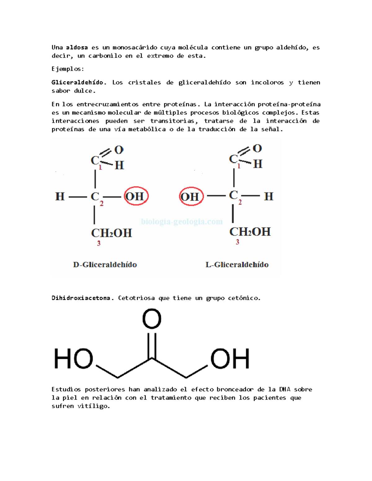 Aldosas Y Cetosas Eduardo TZ Quiroz - Una aldosa es un monosac·rido ...