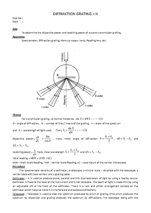 Air wedge - Physics helpful notes - AIR WEDGE Expt No : Date : Aim : To ...