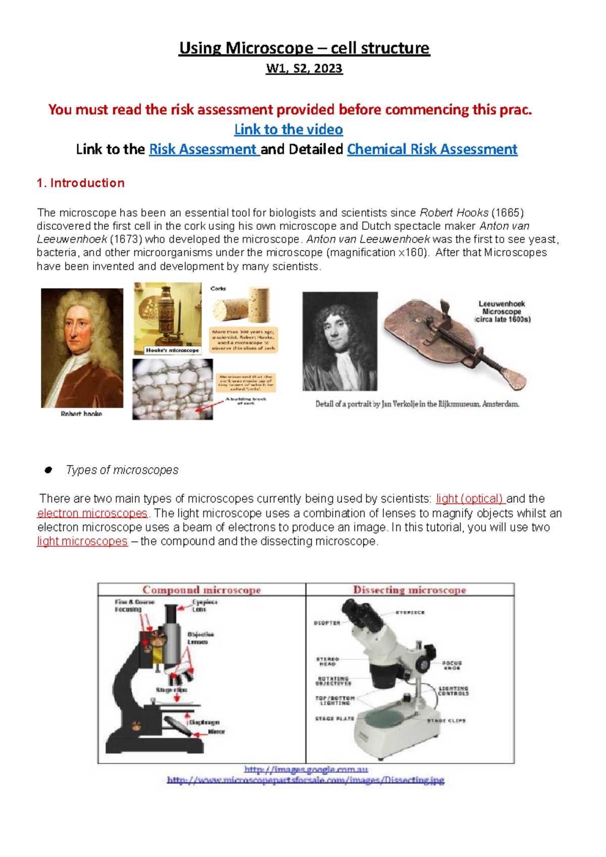 2023 Microscopy and Plant Structure Lab Week 1 - Using Microscope ...