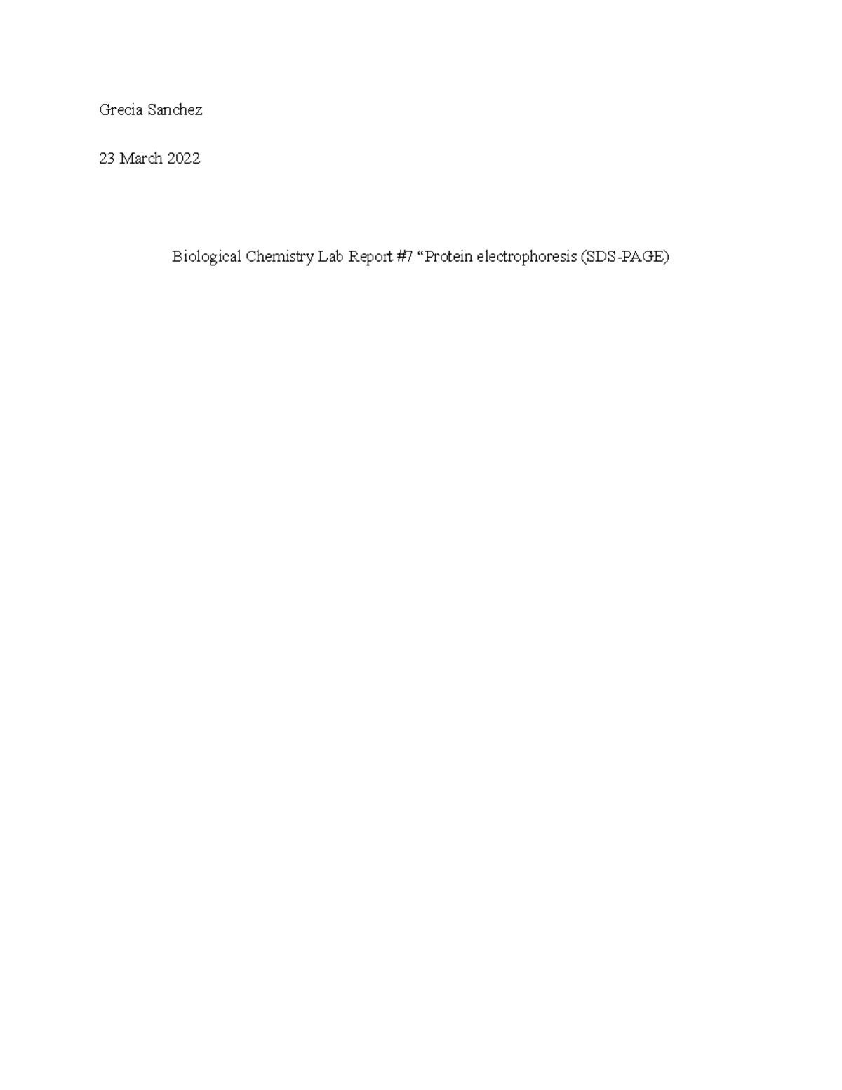 LAB Report 7 - lab 7 - Grecia Sanchez 23 March 2022 Biological ...