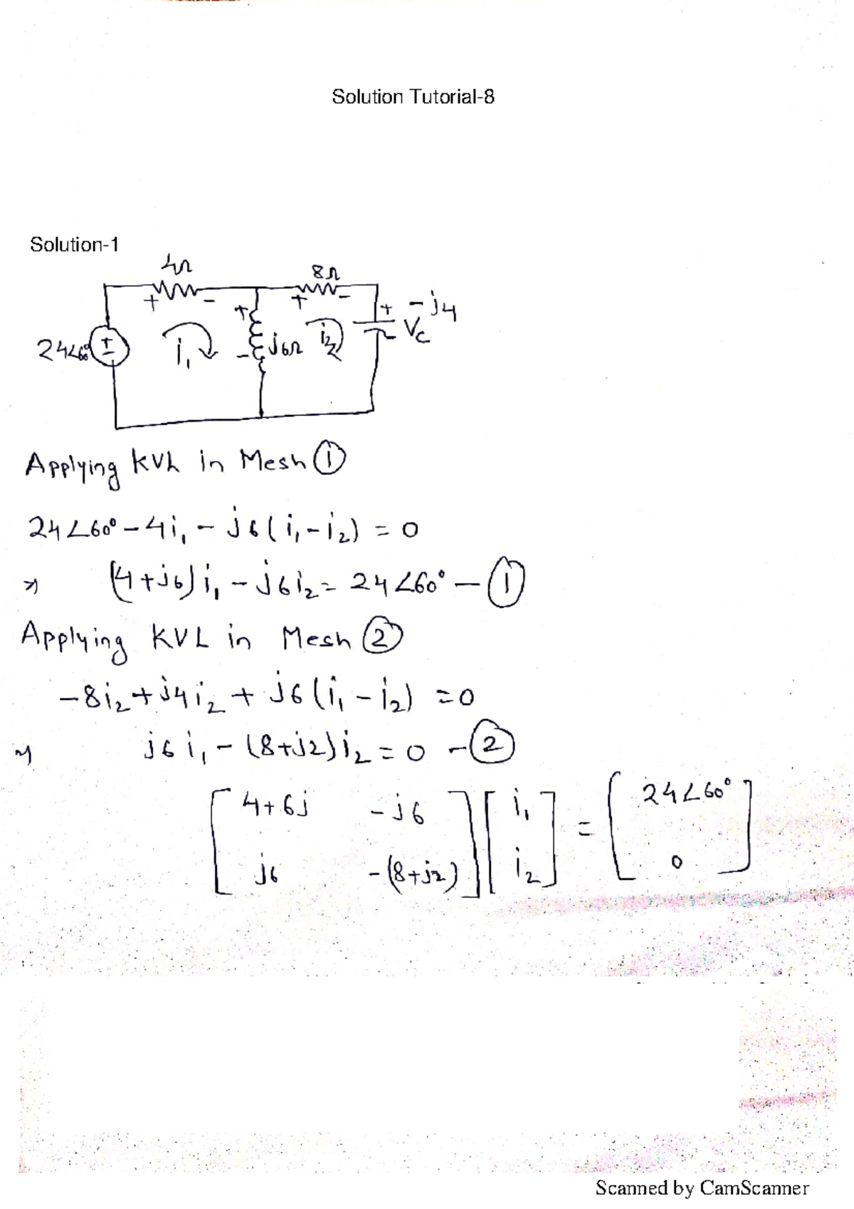 Tutorial 8 Sol - Engineering Physics 2 - Solution- Solution- Solution- Solution- Solution ...