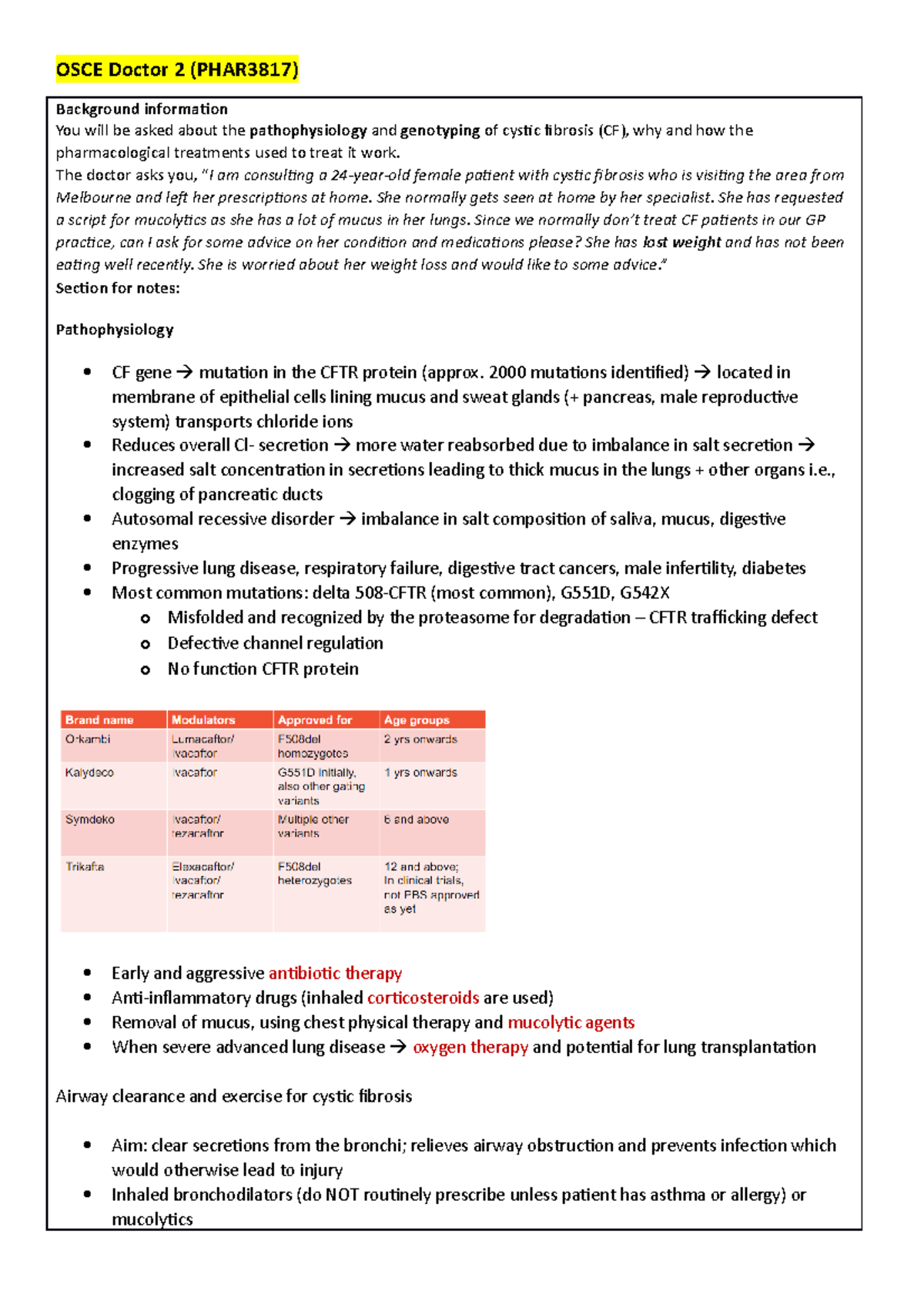 3817 OSCE cases - resources to prepare for osce - PHAR3817 - USyd - Studocu