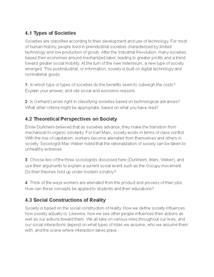 Exam 3 Study Guide (With Answers) - George Herbert Mead’s specific path ...