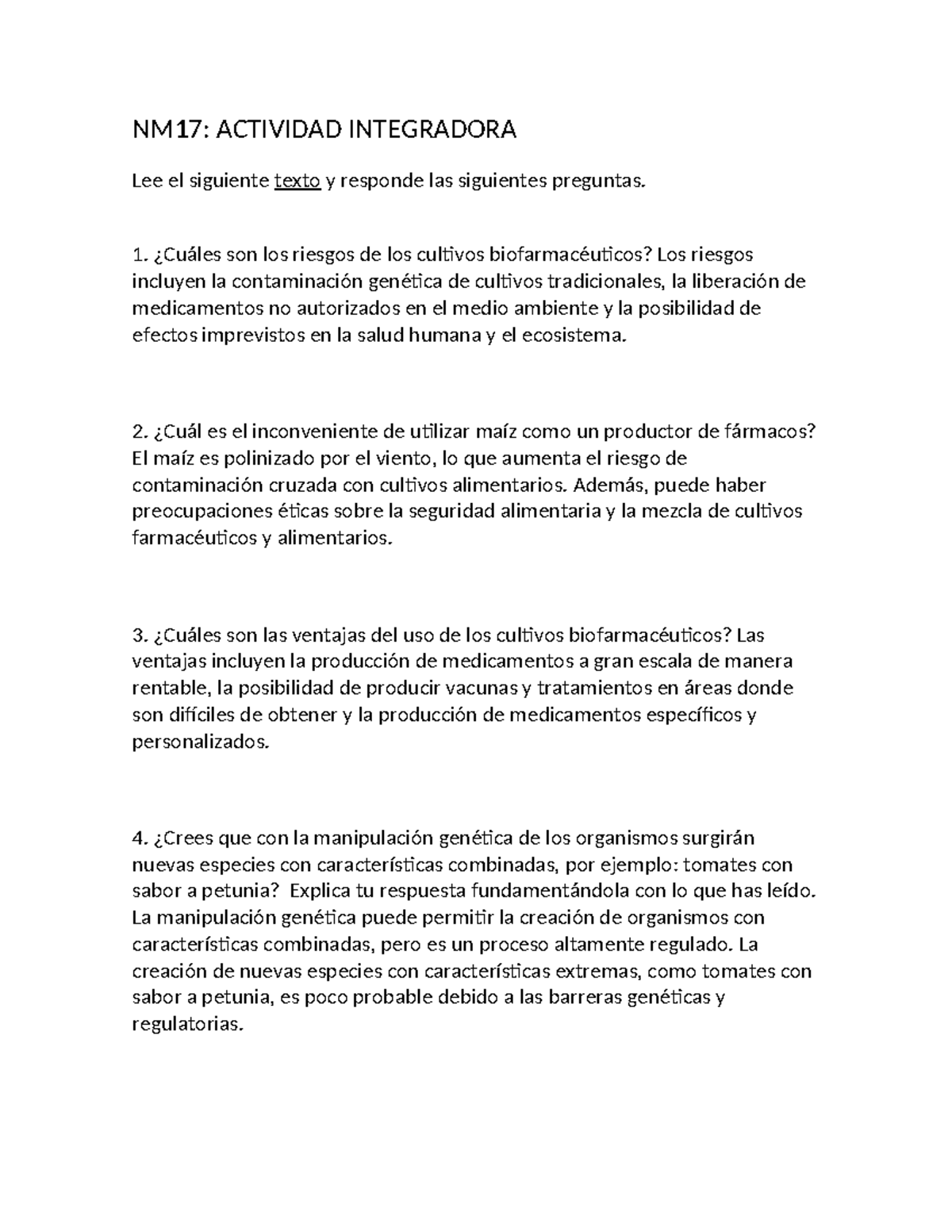 Act. intengradora 17 - actividad integradora correcta para modulo 17 ...