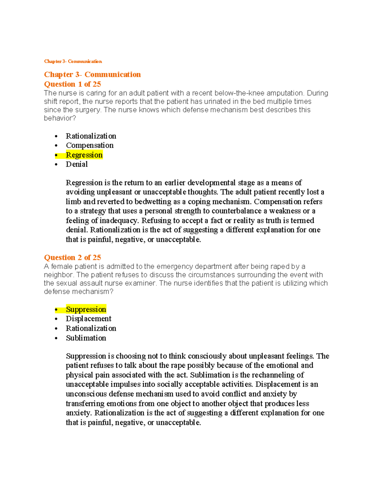 Chapter 3- Communication ( Highlighted) - Chapter 3- Communication Chapter 3- Communication ...