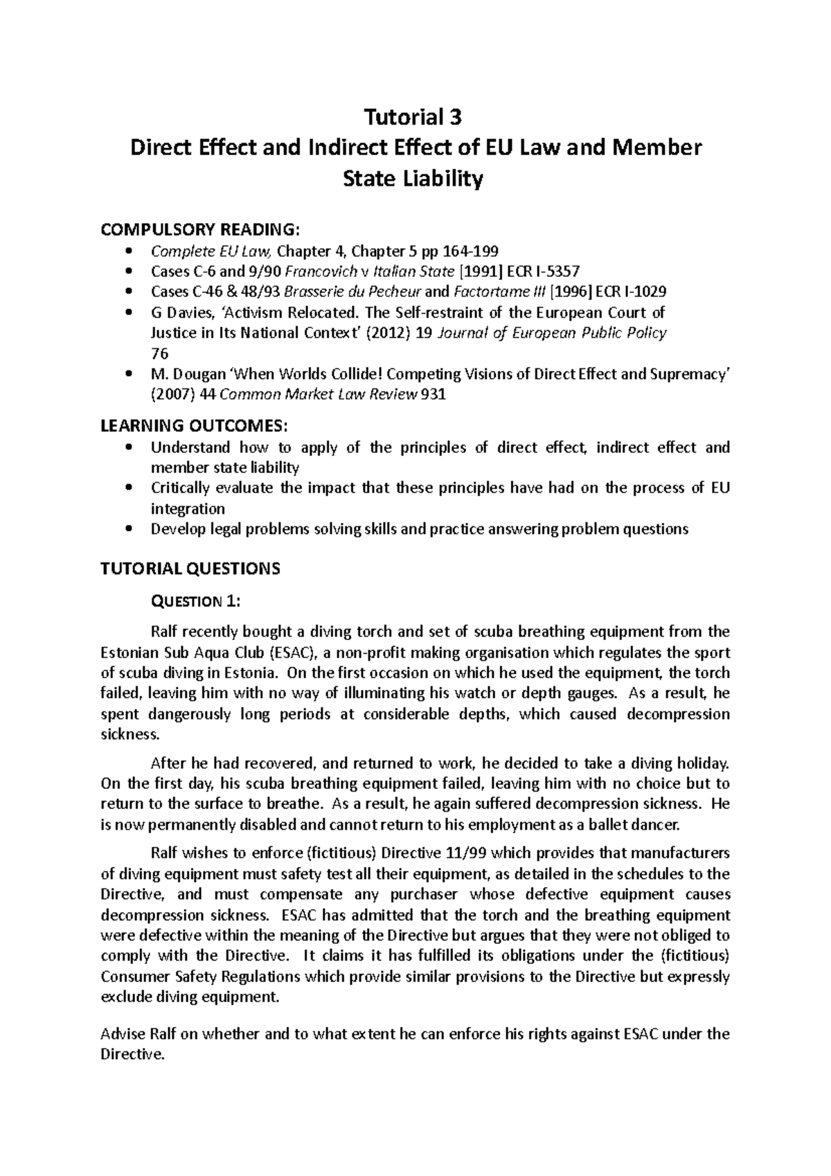 Tutorial 3 Direct Effect Indirect Effect And State Liability Tutorial 3 Direct Effect And