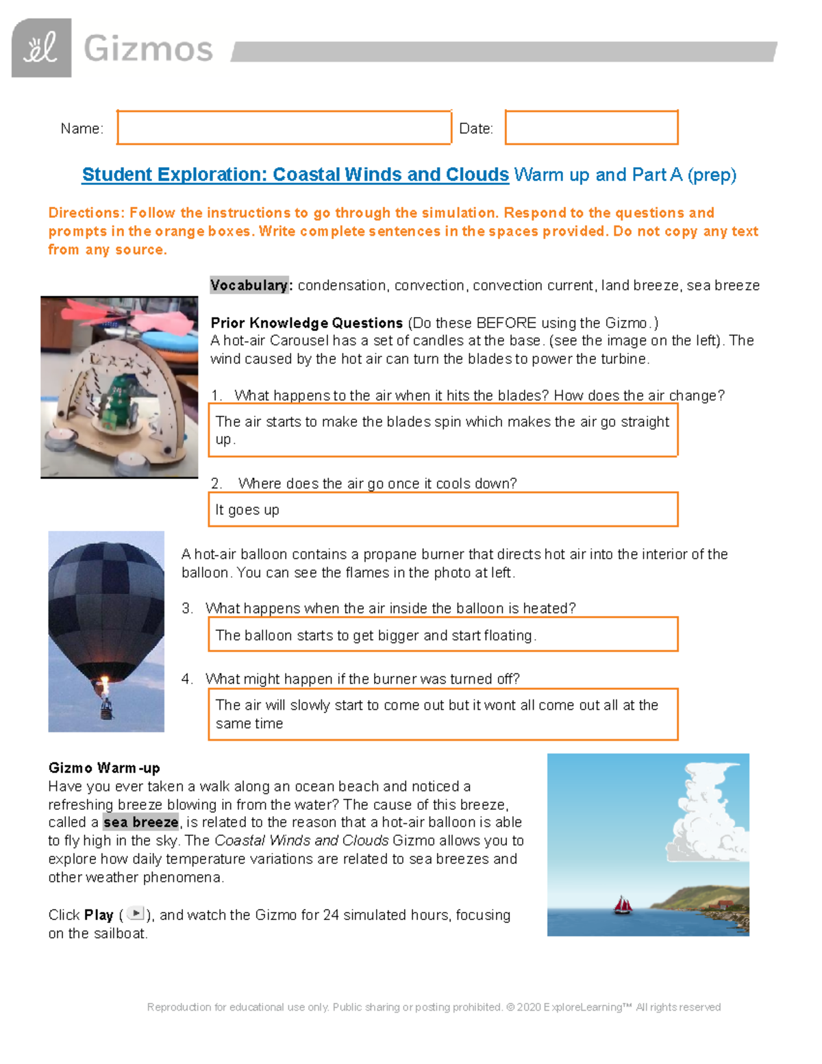 Jonathon Robinson - Gizmo Lab-Coastal Winds and Clouds Part A (prep ...