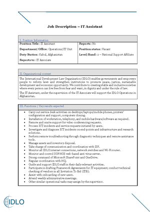 Technical Specifications, Work Plan & Drawings - ####### TECHNICAL ...