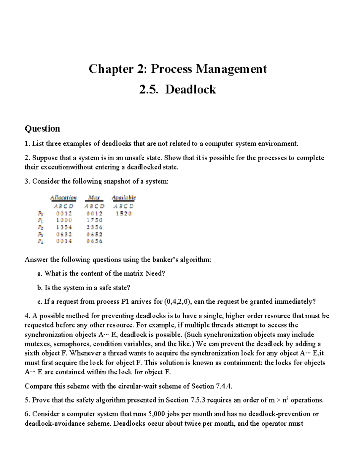 Chapter 2aaaaaaaaaaaaaaaaaaaaaaaaaaa - Chapter 2: Process Management 2 ...