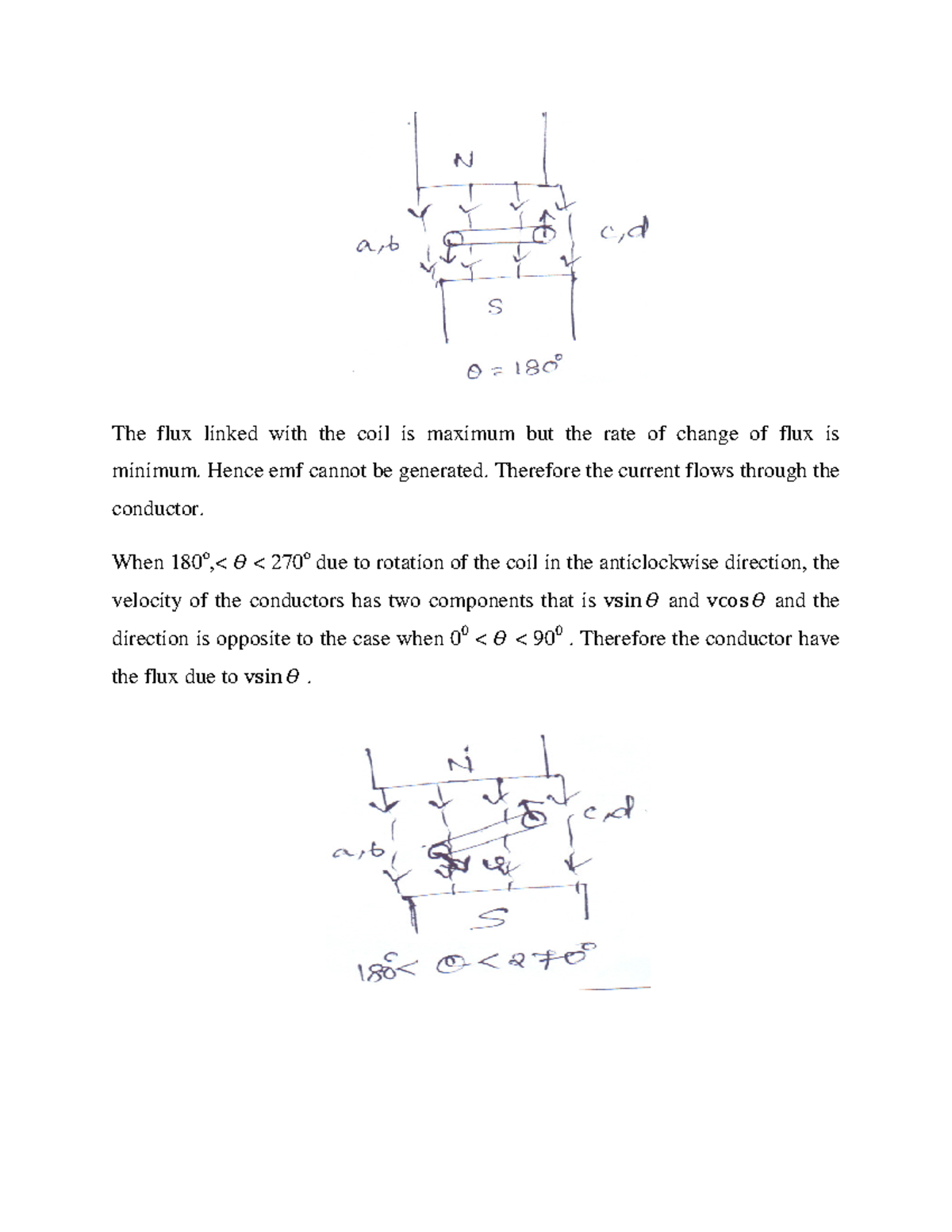 Equivalent circuit of a DC Machine - The flux linked with the coil is ...