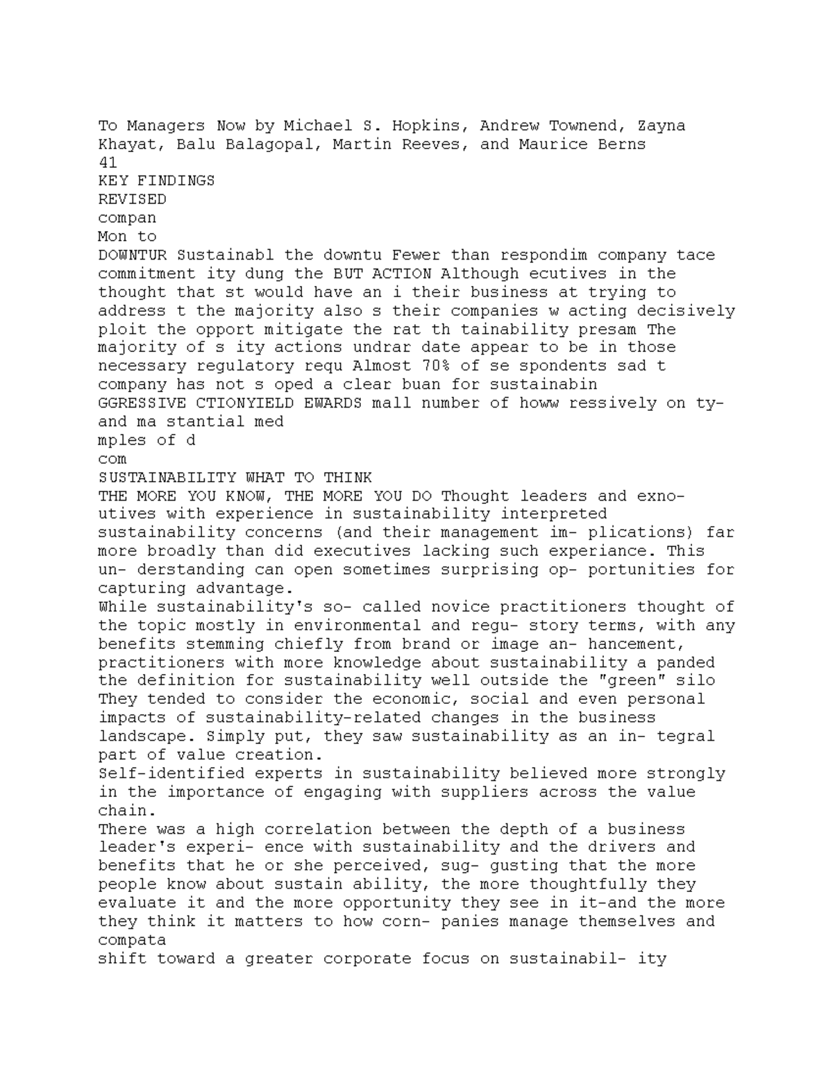 78f1f90d-c - Lectures Notes - To Managers Now by Michael S. Hopkins ...