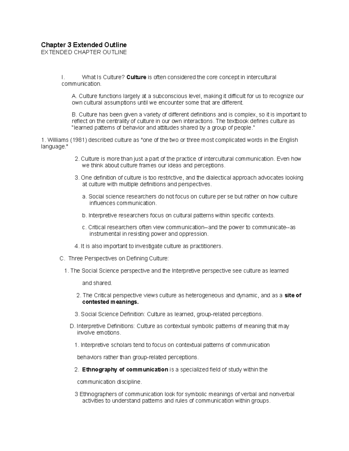 Chapter 3 Extended Outline - Chapter 3 Extended Outline EXTENDED ...