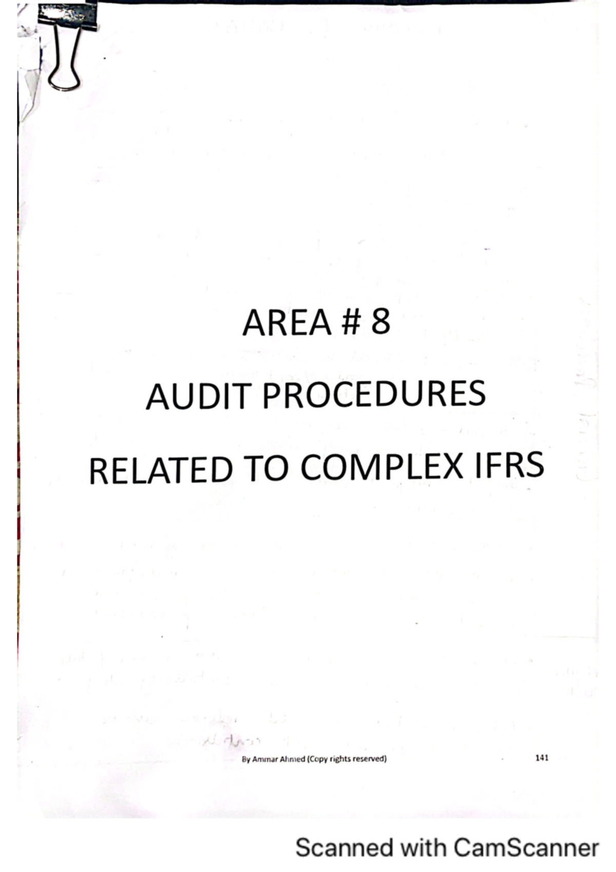Procedures for audit Part 1 - IS AREA AUDIT PROCEDURES RELATED TO ...