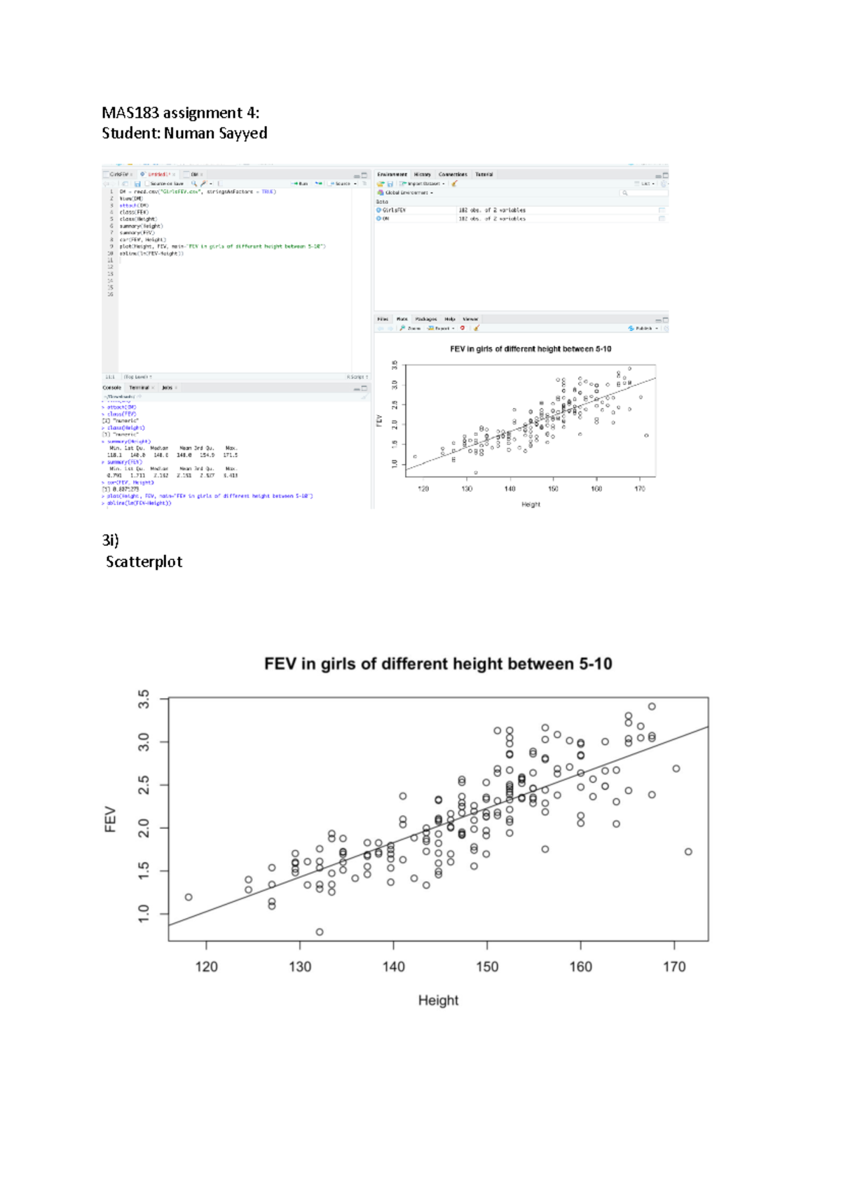 MAS183 assignment 4 2021 - MAS183 assignment 4: Student: Numan Sayyed ...