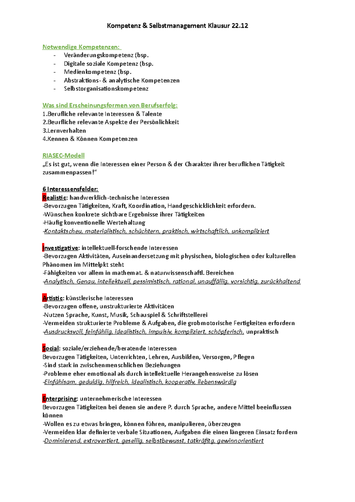 mathe notes für die Klausur mathematische Grundalgen - Notwendige ...