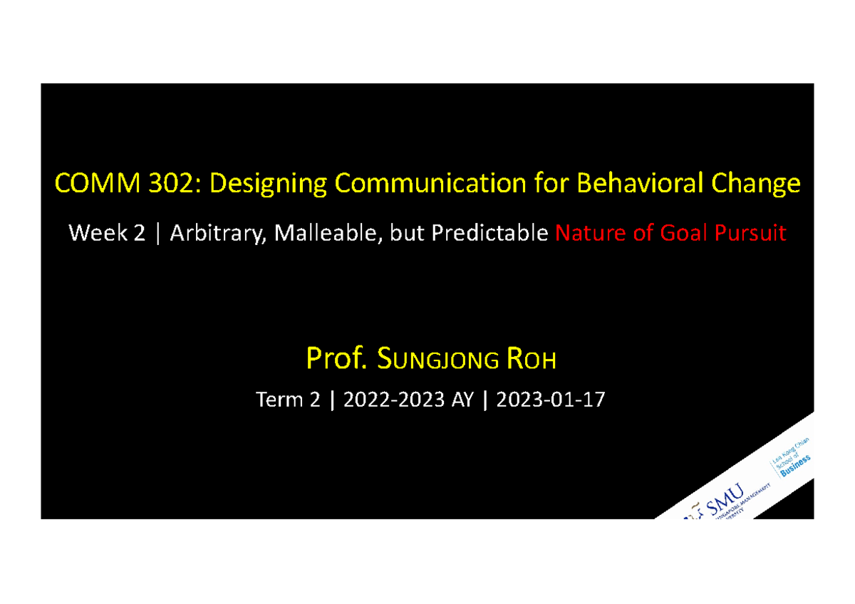 COMM302 Week02 2223T2 Preview - COMM 302: Designing Communication for ...
