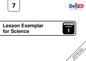 Q2 WS Science 7 Lesson 1 Week 1 - Learning Activity Sheet in Science 7 Quarter 2 Lesson 1 ...