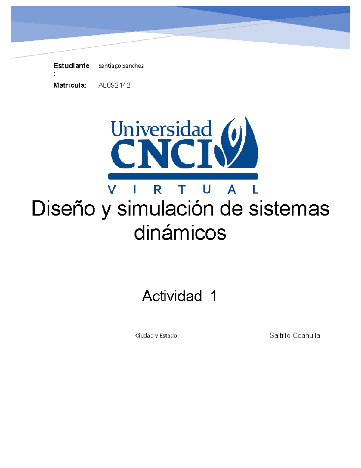 Act1 dis y sim - Actividad 1 - Tutor: Elena Perez Moreno Estudiante ...