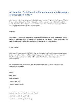 Chapter 5 OOP - Data Encapsulation - Data Encapsulation: Definition ...