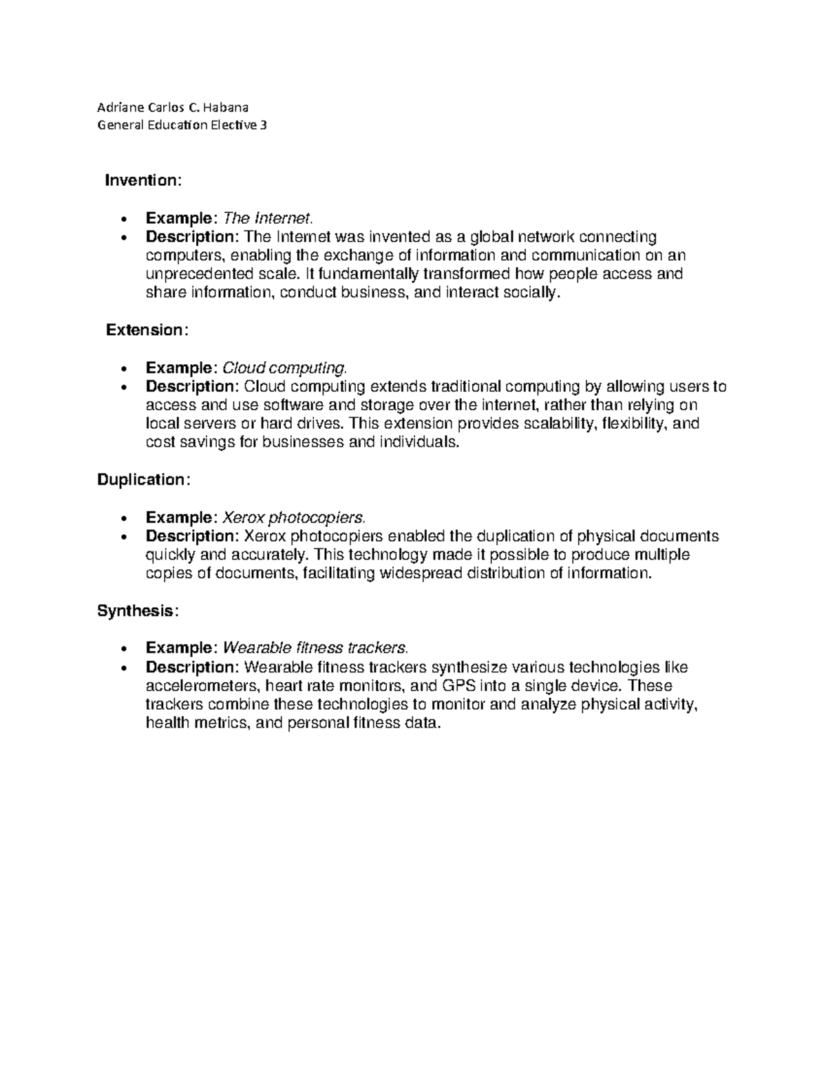 Adriane Habana GEE003 Arch 21S5 - Adriane Carlos C. Habana General Education Elective 3 ...